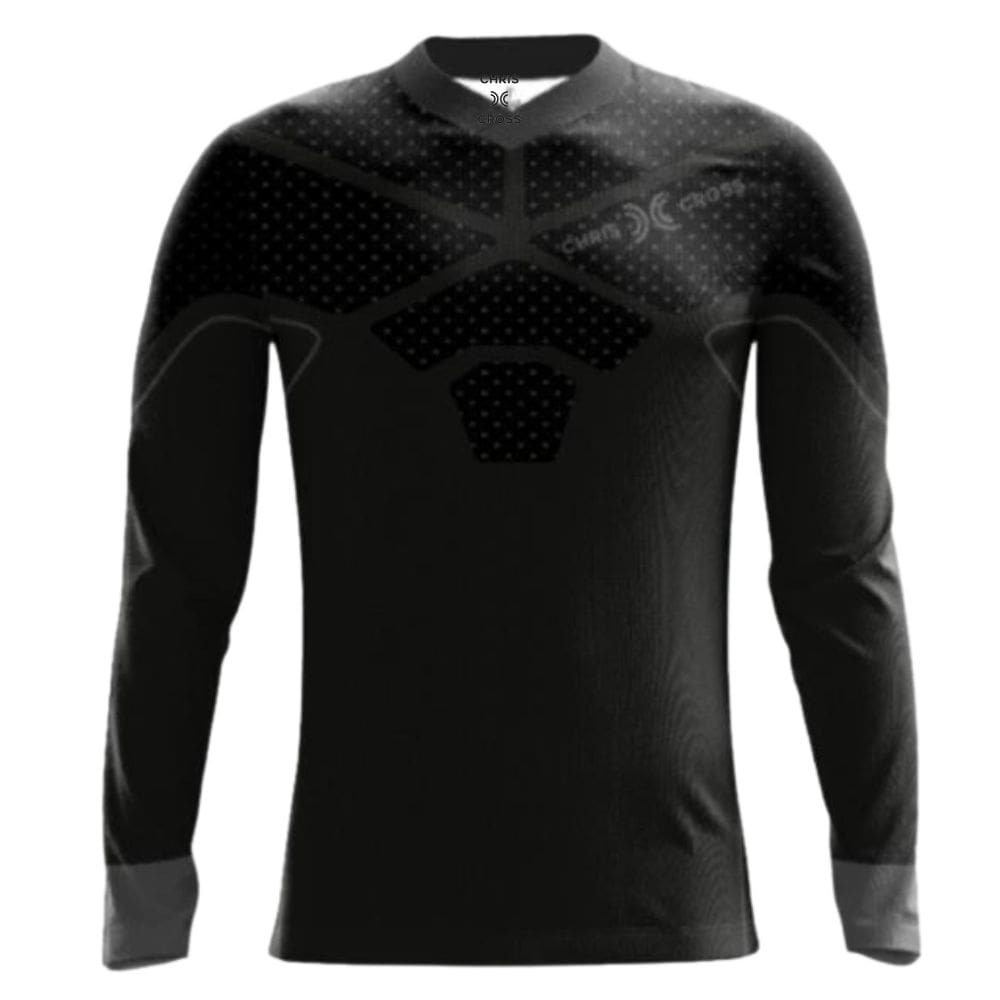 Chris Cross | Lightweight and Breathable Black Motocross Jersey ...